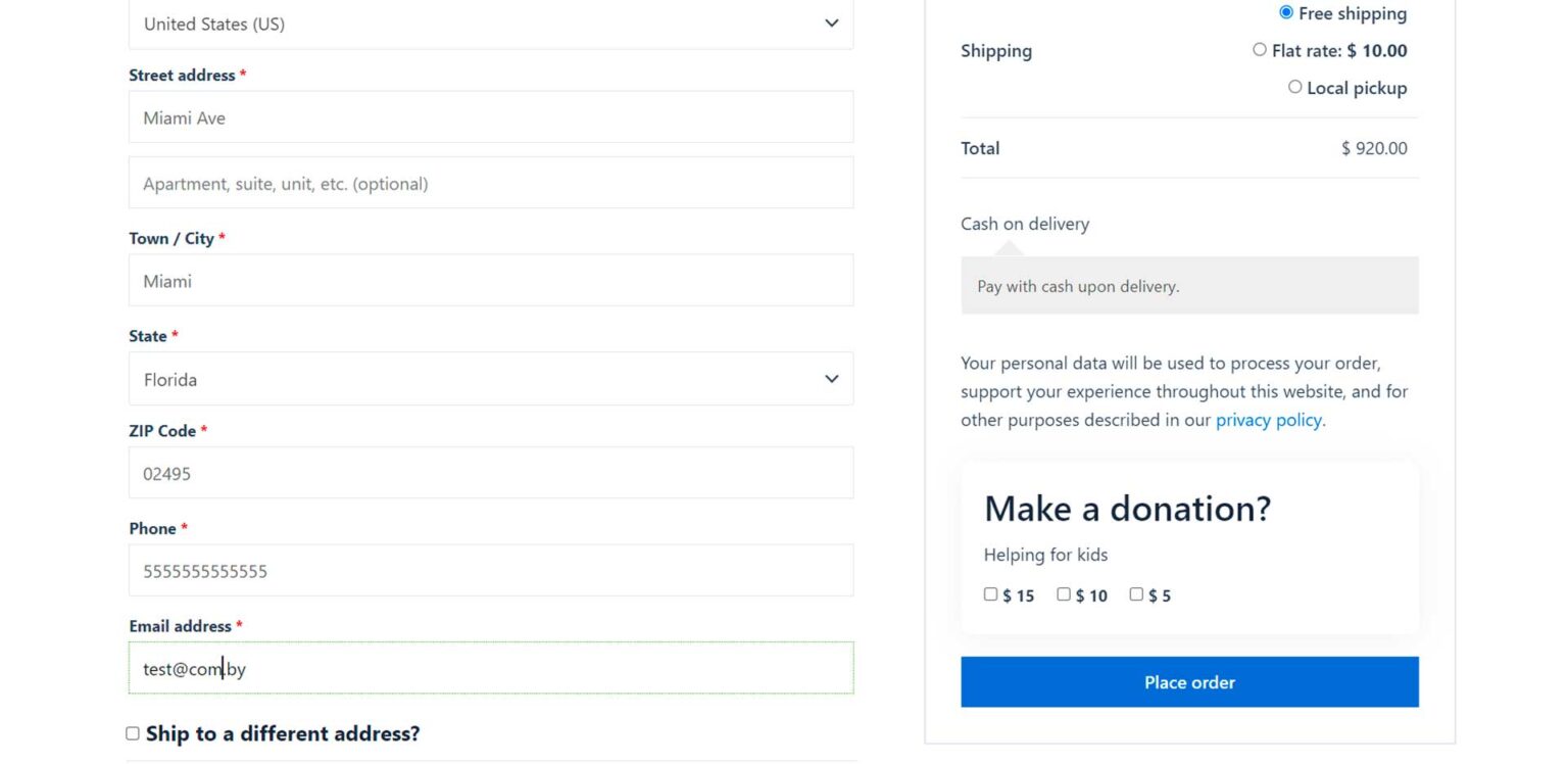 How to Add Donation Buttons on Checkout Page